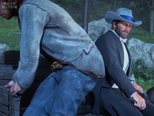 荒野大镖客游戏中致敬电影神枪手之死的片段太帅了