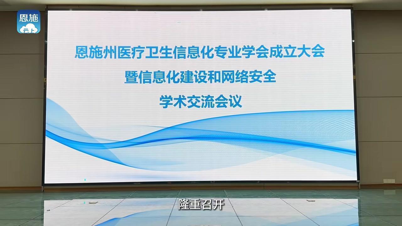 恩施州医疗卫生信息化专业学会成立大会暨信息化建设和网络安全学术...