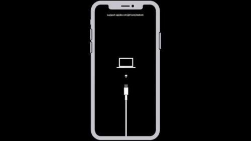 iPhone X卡在恢复模式不开机。拆机维修主板