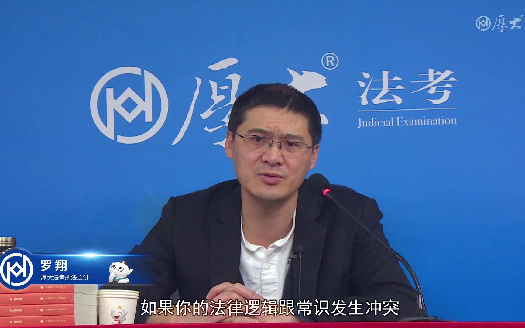 罗翔讲刑法——法律逻辑要符合常理