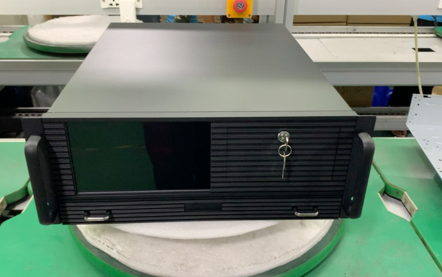 ...机电脑,工业服务器,4U工控机箱,支持热插拔硬盘,E-ATX主板,PS2电源