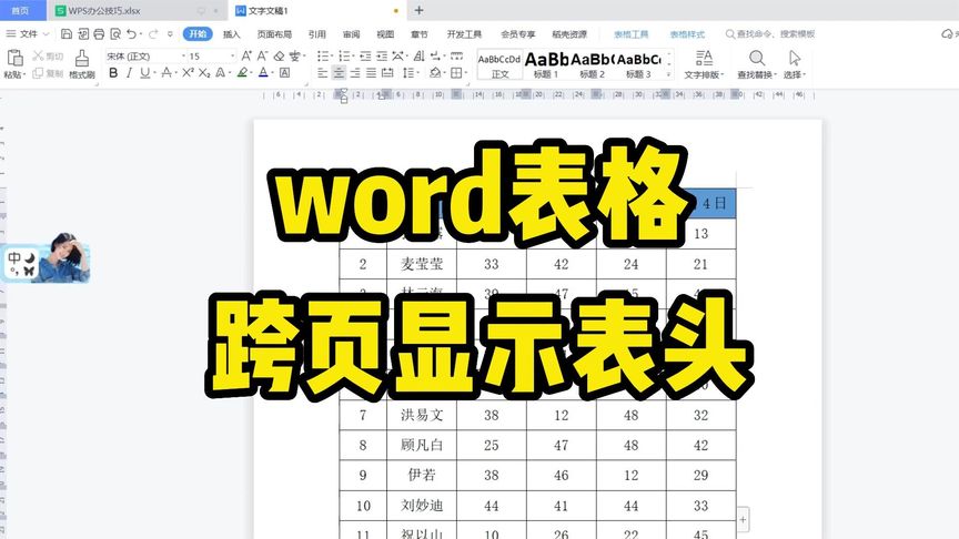 在word中,如果表格不止一页,难道你要慢慢复制粘贴表头吗?