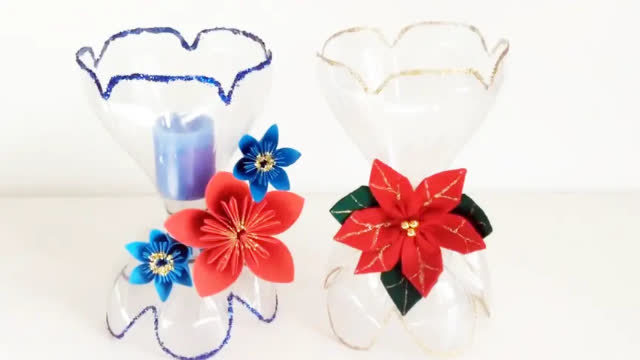 手工制作DIY教程,用废旧饮料瓶制作漂亮的装饰品