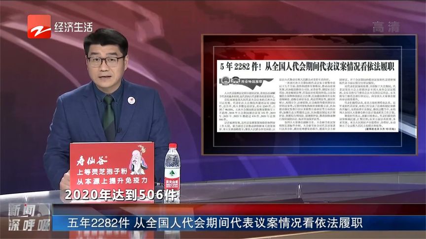 五年2282件 从全国人代会期间代表议案情况看依法履职