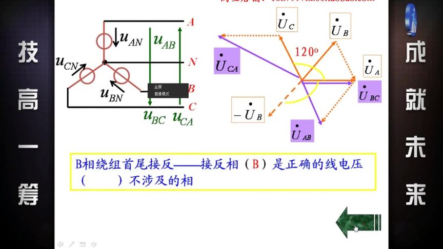 电工电路基础教程 第70课时.三相交流电源03
