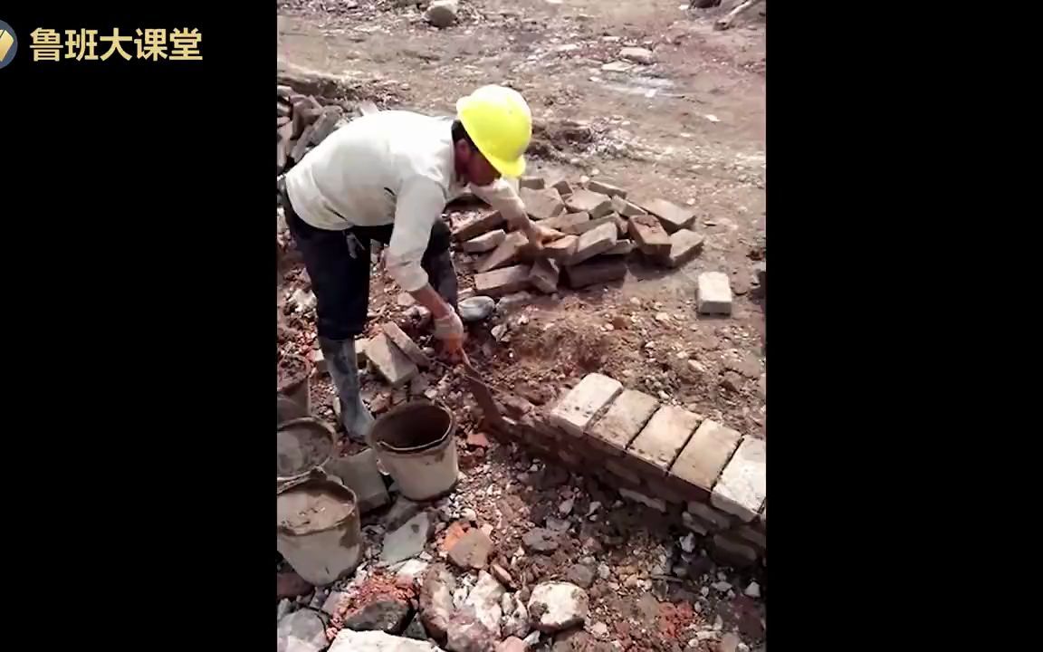 砌筑施工现场实操_洗车池砌砖