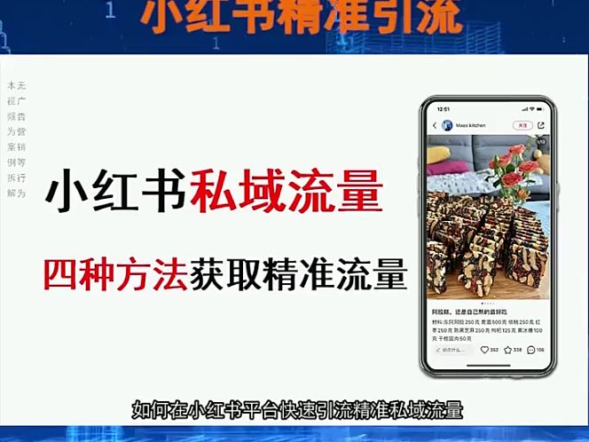 私域流量怎么引!小红书精准引流教程,四种方法快速获取精准流量
