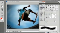 11、实战—Photoshop创建自定义画笔、颜色替换绘制创意色彩(奇道...