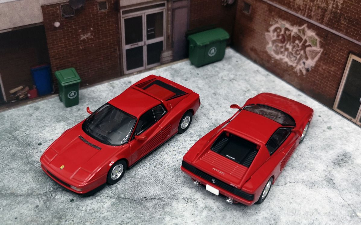 合金小车超高水准之作~TLV法拉利512TR & Testarossa【东知玩具】