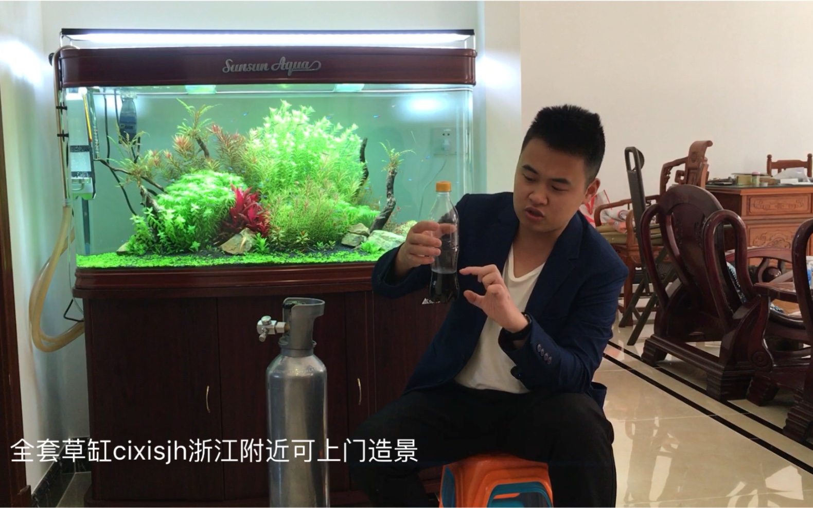 草缸二氧化碳钢瓶能不能躺着放?