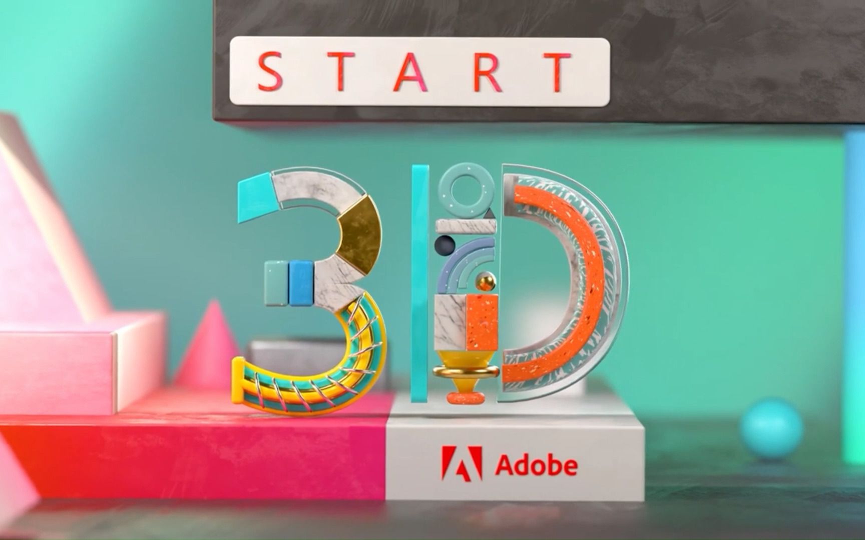 Adobe 3D 建模入门课:第4集-如何运用材质属性及着色器(汉化语音版)