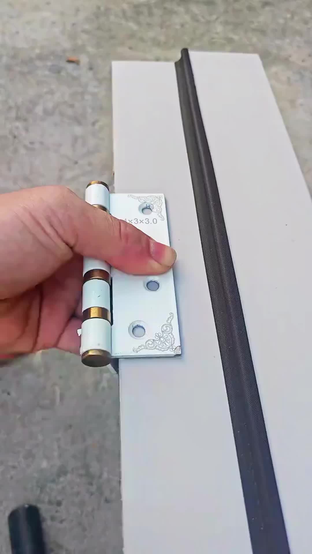 #木门安装 #平开合页开槽模具 #让开槽变得更简单#经验分享 #五金工具