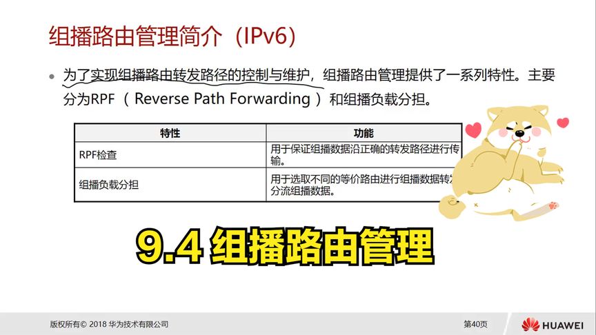 9.4 组播路由管理