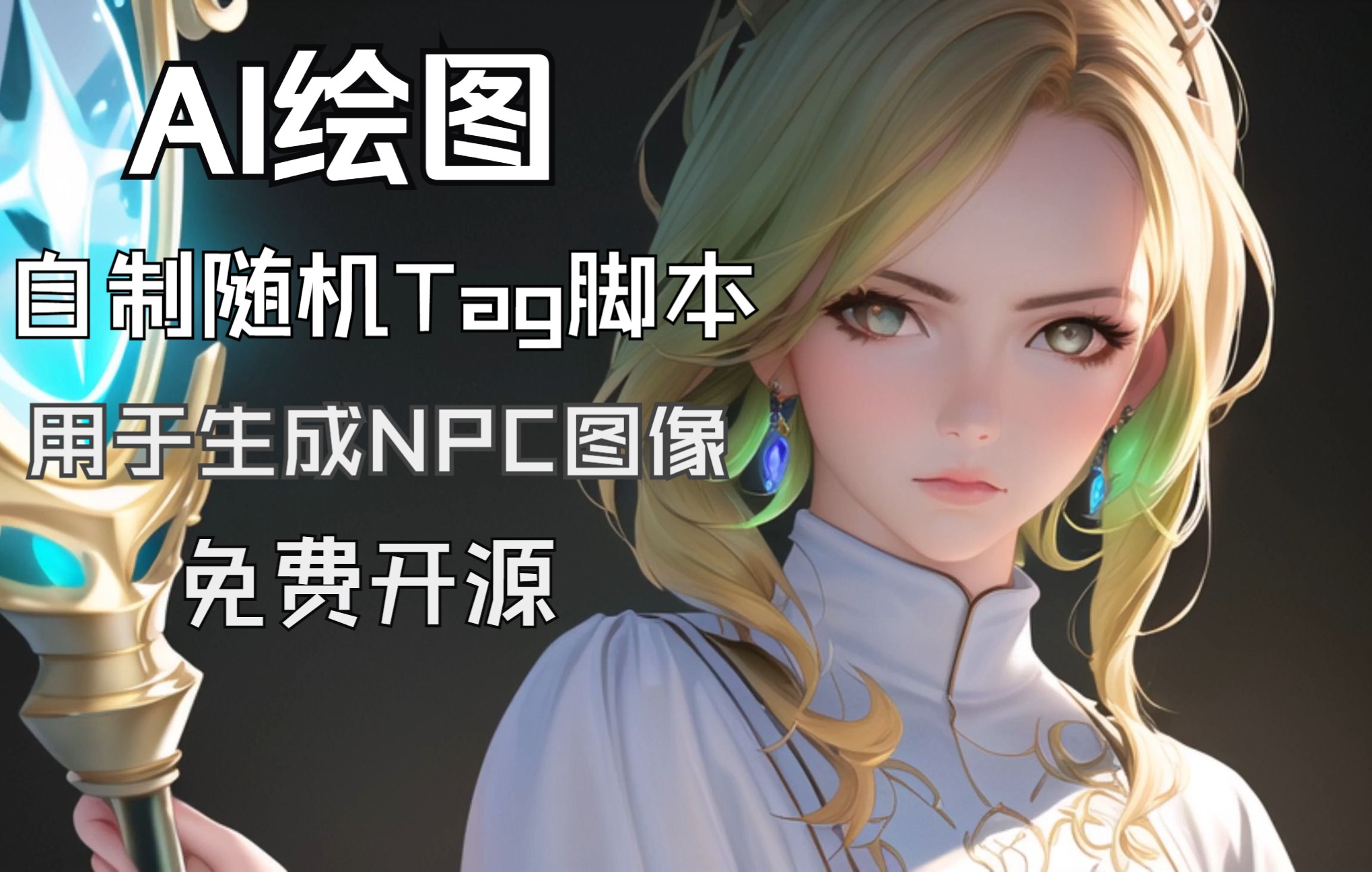 [AI绘画]自制随机tag词条脚本,用于快速生成NPC等图像-random ...