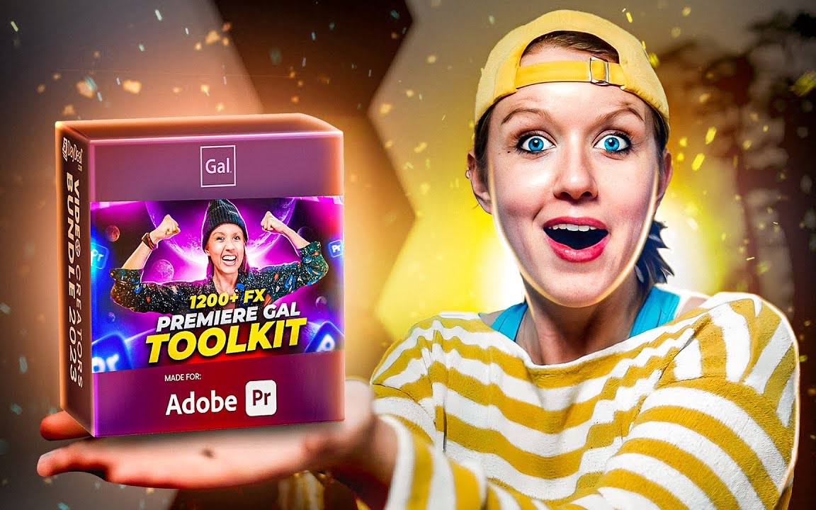 插件更新!我的 Premiere Gal Toolkit 现在有 1,200 种效果