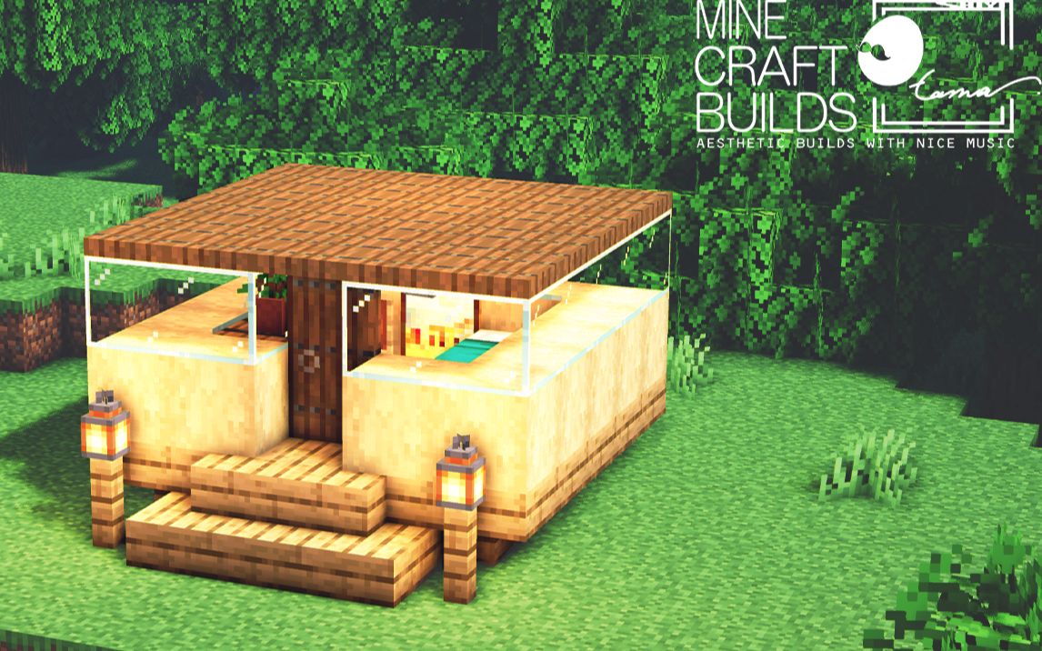 【我的世界建筑教学】5x5迷你生存屋!适合生存模式初学者