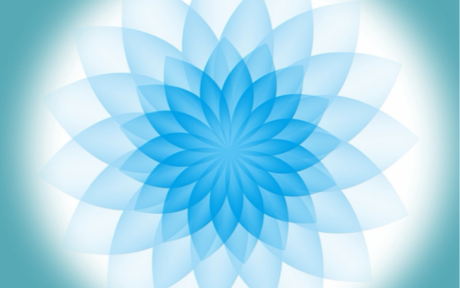 CDR制作唯美花纹图案