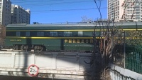 K350次列车通过天津新开路地道(20201207)