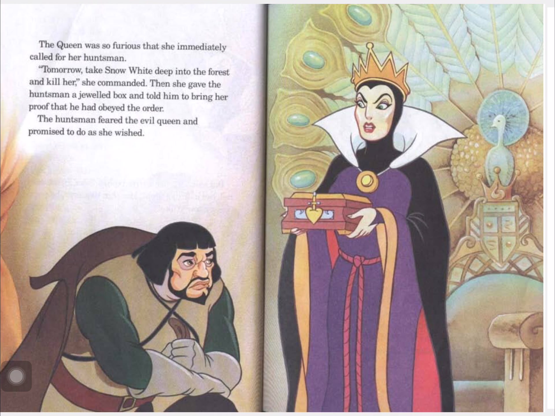 白雪公主。英文 简单