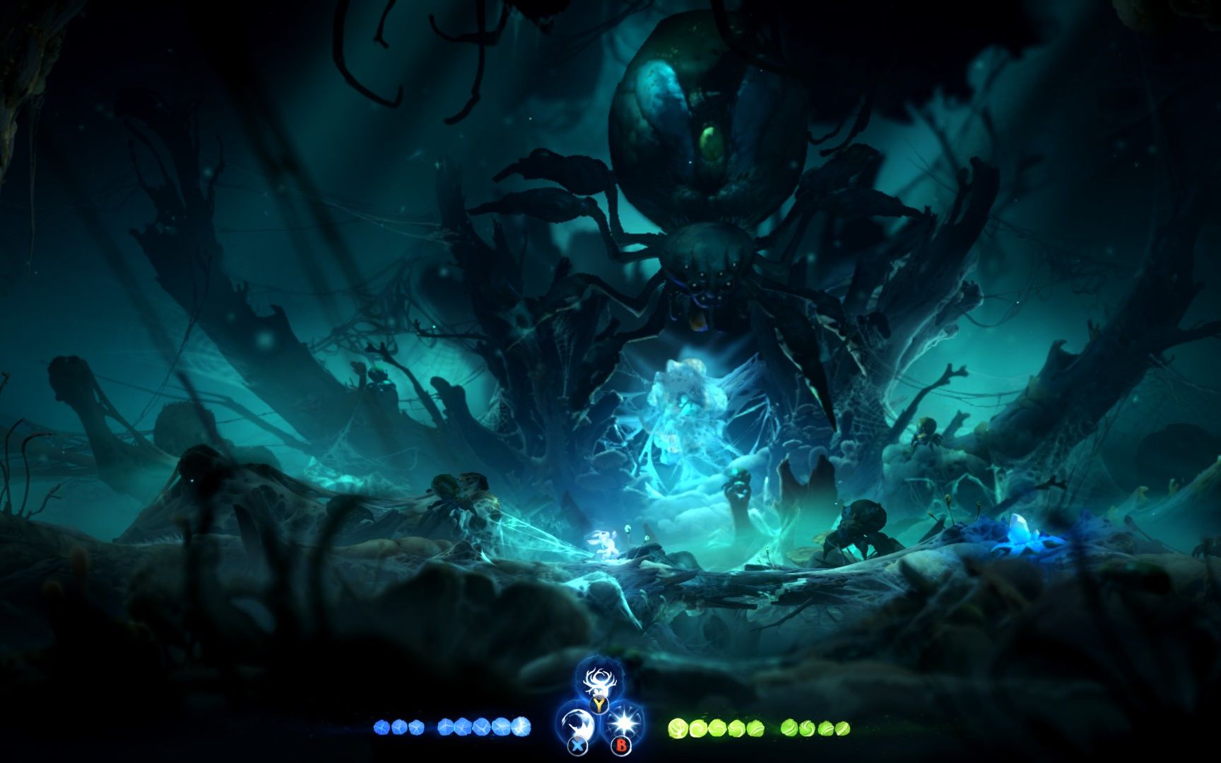 奥日与精灵意志蜘蛛boss战困难/ori and the will of the wisps