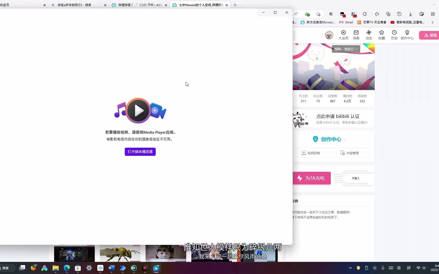 再见了,电影和电视 你好,媒体播放器