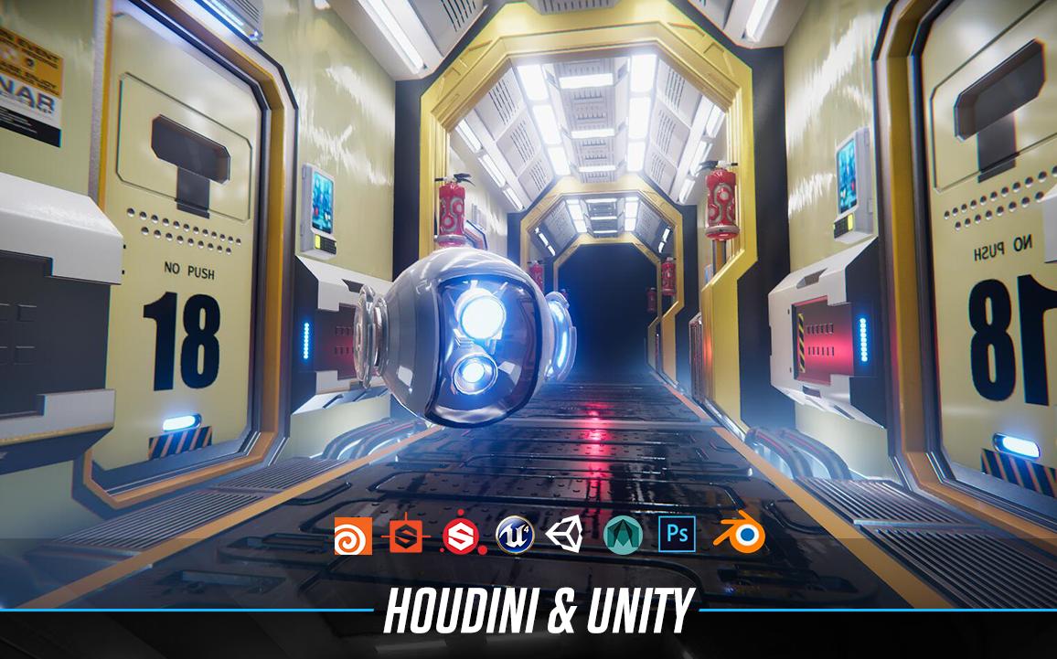 Houdini+Unity大型游戏场景程序化建模流程《独立游戏制作》