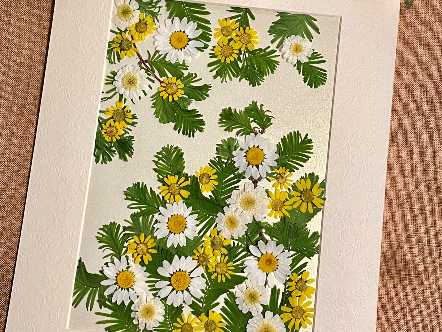 把菊次郎的夏天做成装饰画|动手教你做一副简单的手工压花