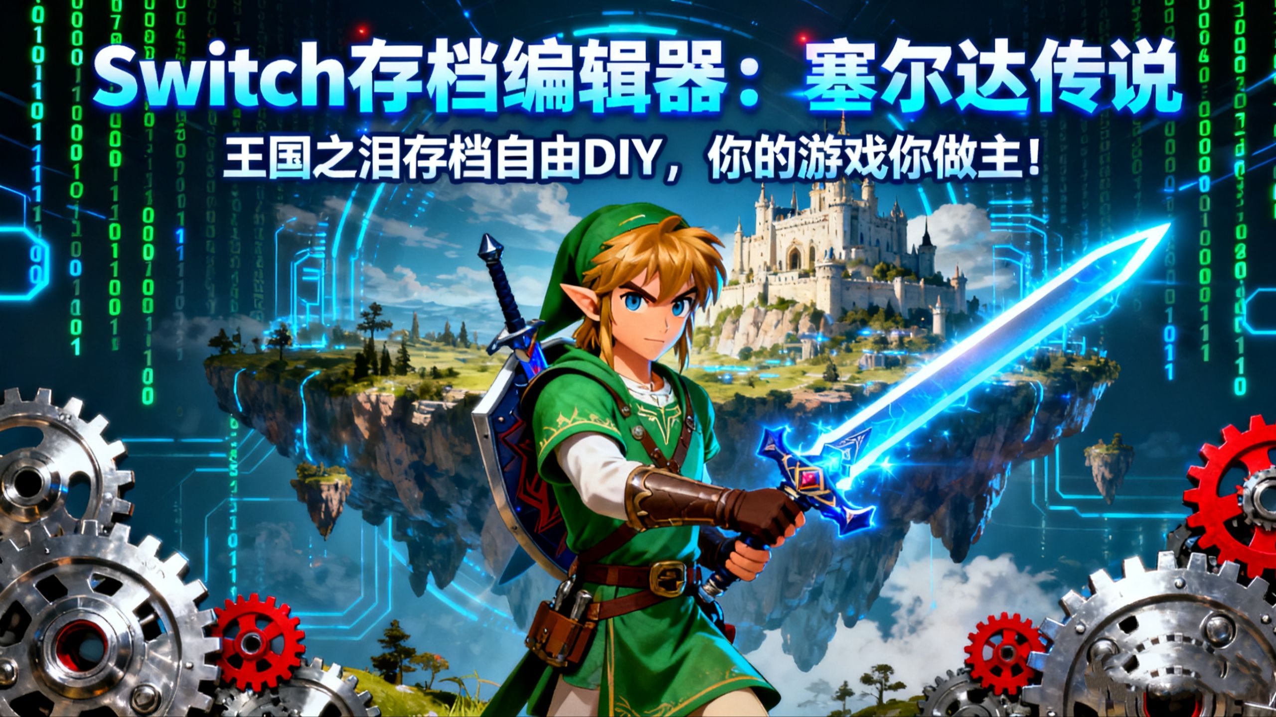 Switch存档编辑器:塞尔达传说 王国之泪存档自由DIY,你的游戏你做主!