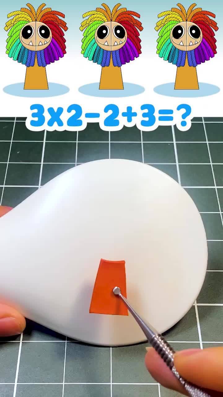 橡皮泥小玩偶的做法