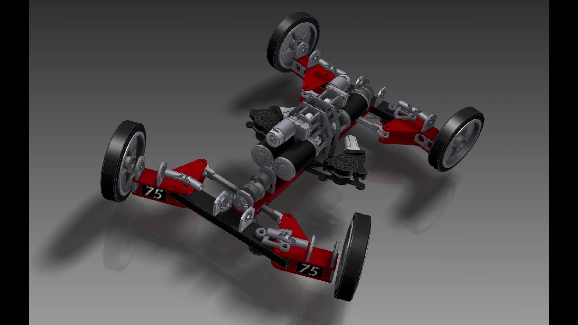 阿克曼汽车转向传动系统3D图纸