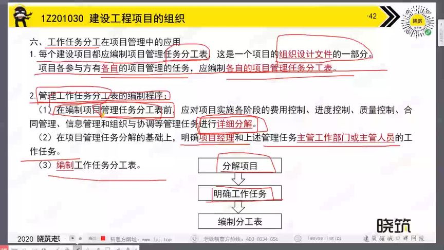 一建管理难点:管理、信息处理、物质三类工作流程组织如何区分?