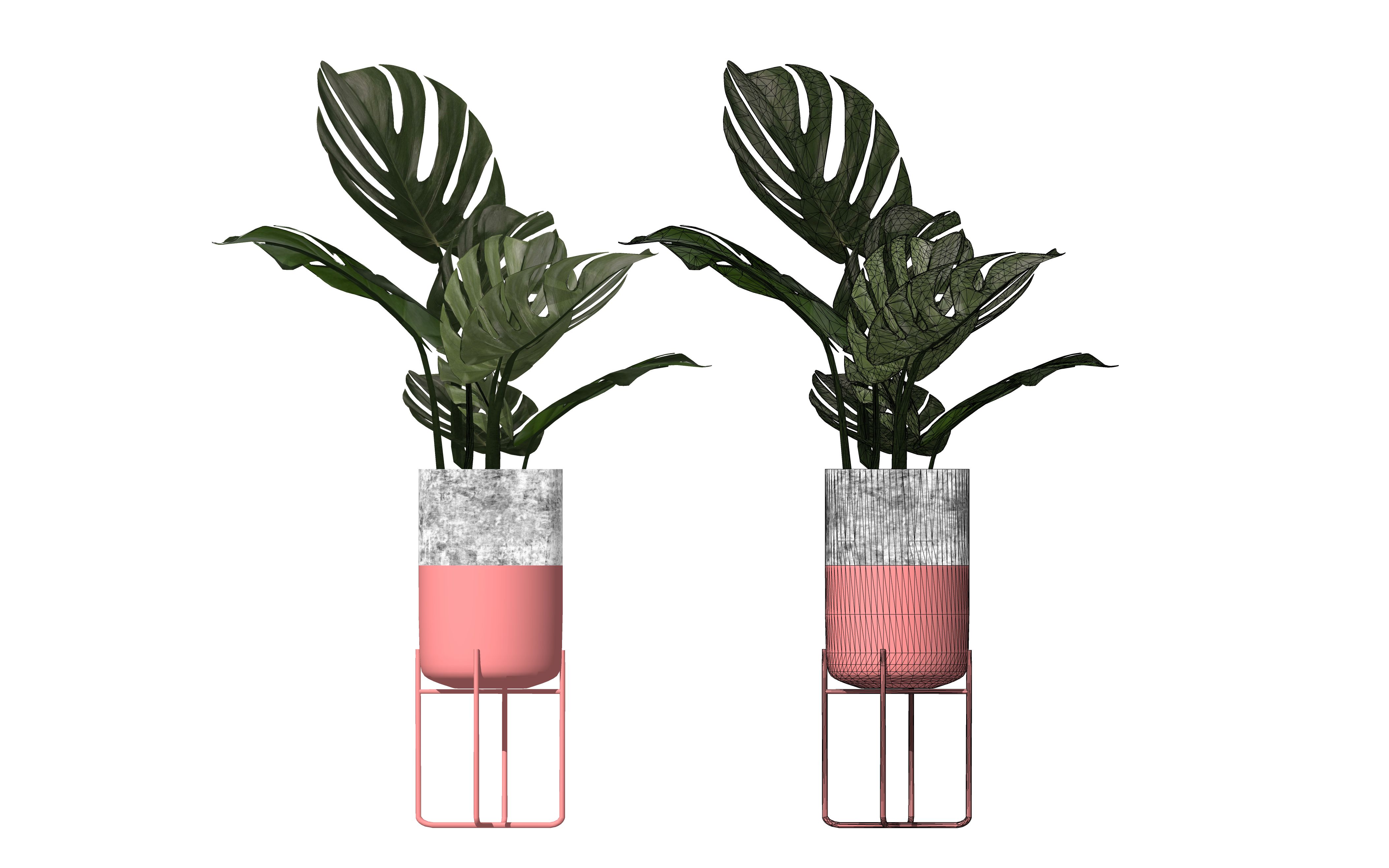 3D模型导入SU后去线框