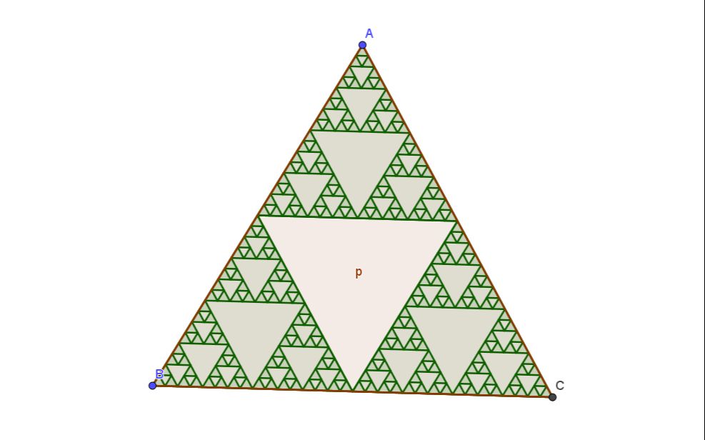 几何画板+GeoGebra--谢尔宾斯基三角形