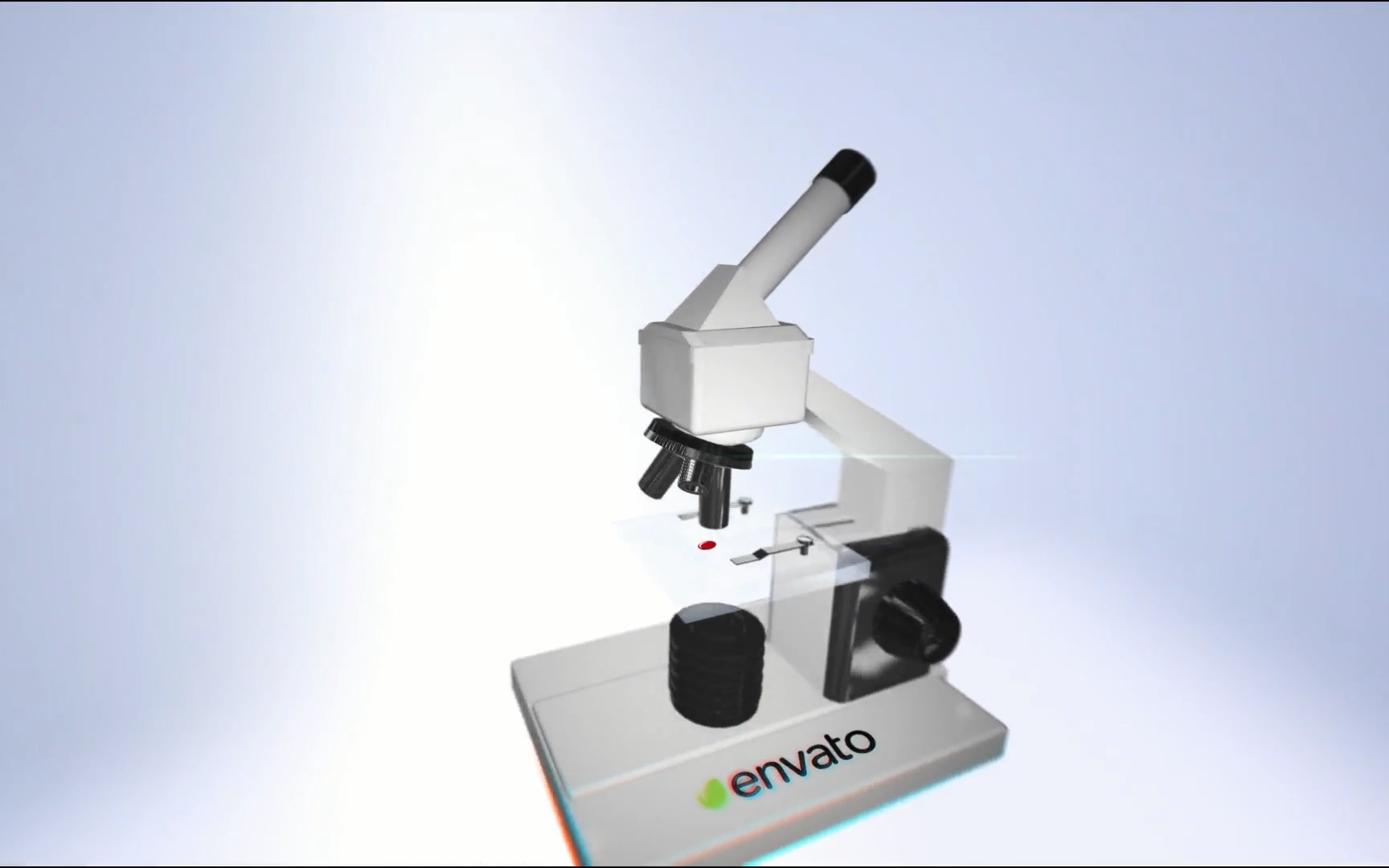 AE模板-显微镜细菌细胞病毒特效的动态LOGO片头模板标识品牌商品...