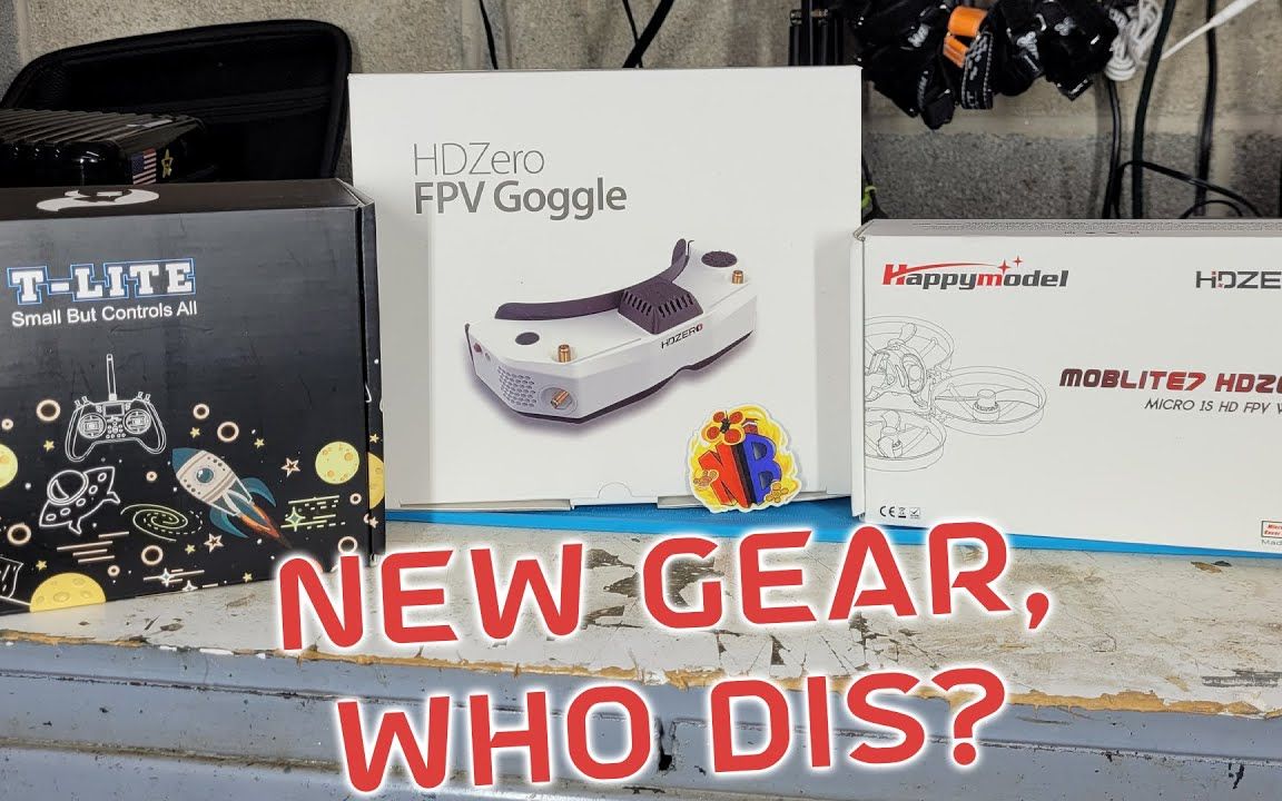 ... 新装备HDZero眼镜+Moblite 7+T-Lite V2测评 //FPV穿越机圈圈机花飞