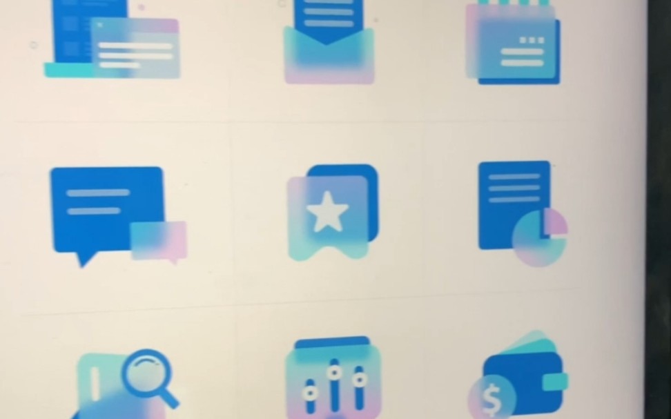 【Ai制作磨砂质感图标】