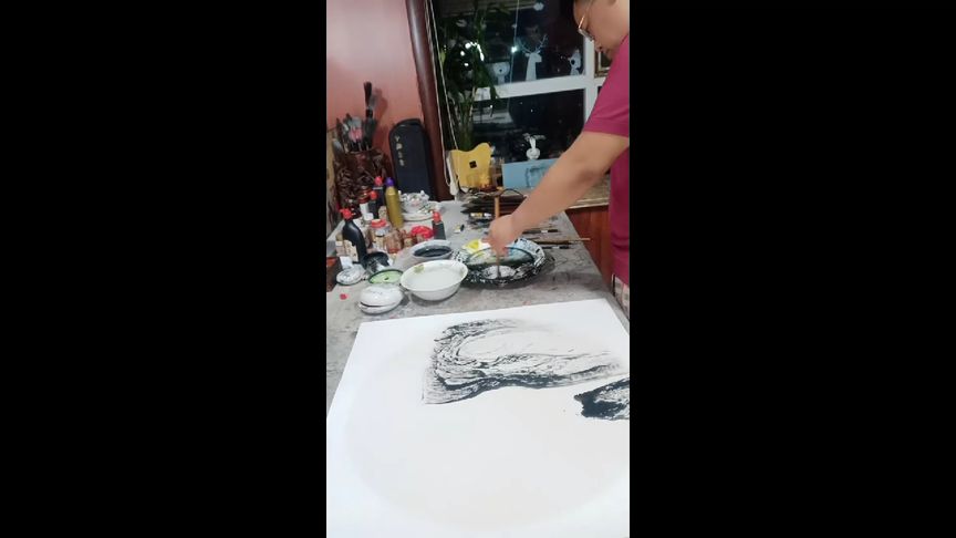 山水画的用墨技巧,浓淡干湿焦,