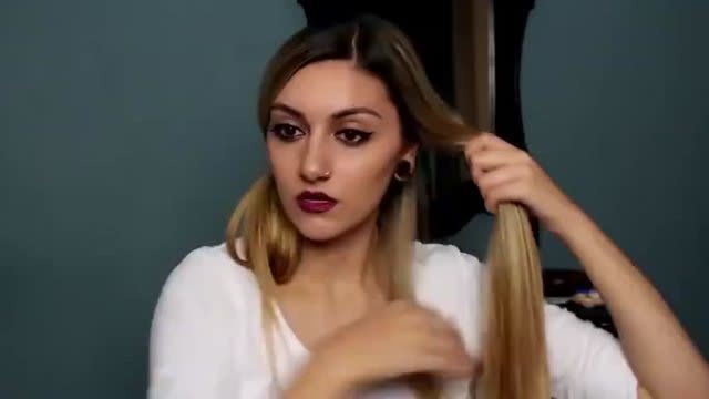 论卷发棒的正确使用方式,一点点弄卷后,那感觉看着气质十足!