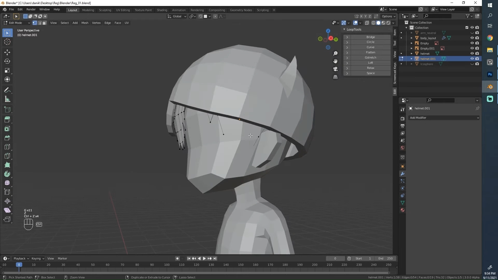 [中文]Blender动漫角色建模教程-【#8】
