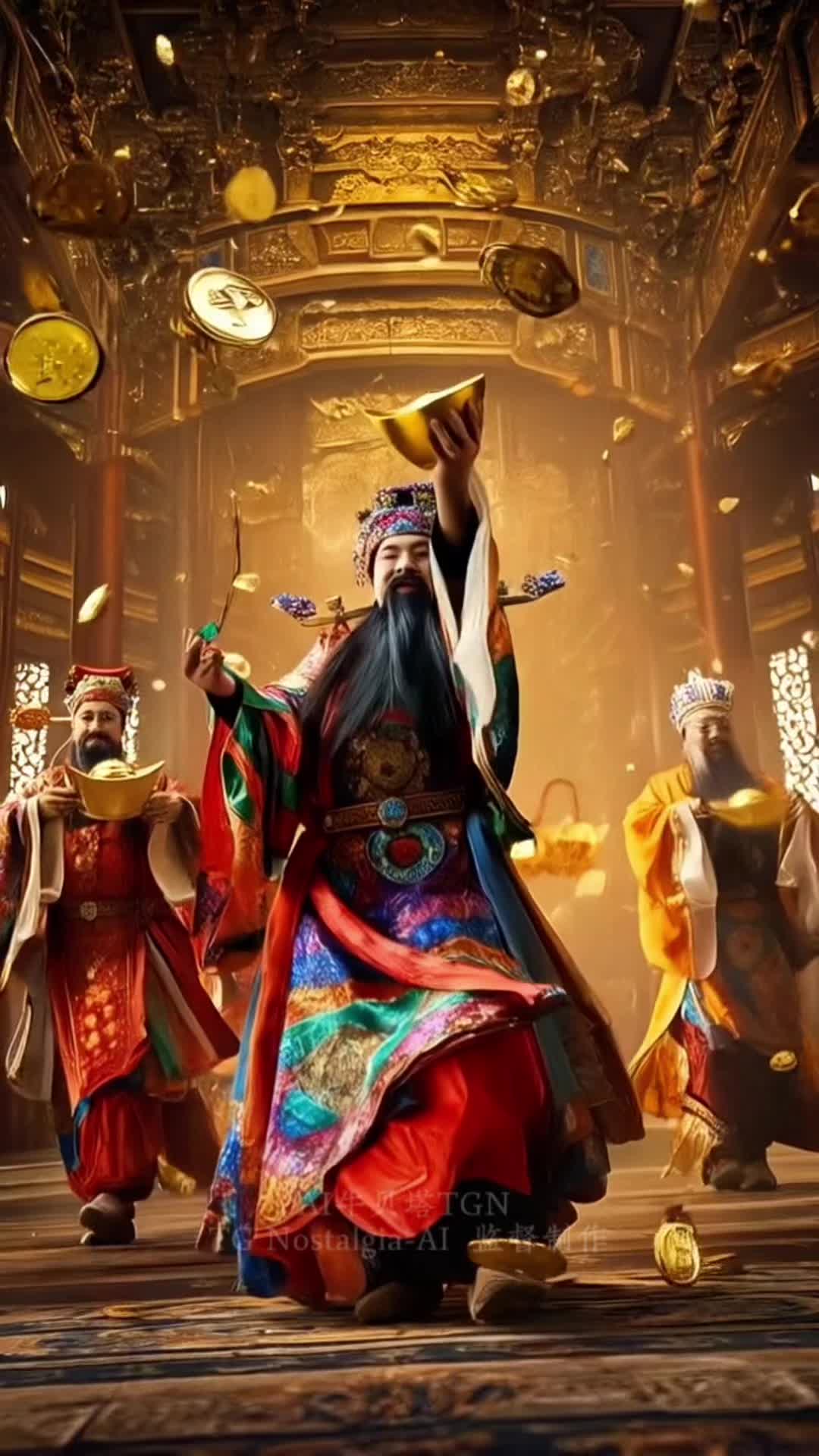 #接财神 #正月初五为啥又叫破五 #欢迎财神来我家 #内容启发搜索 #...