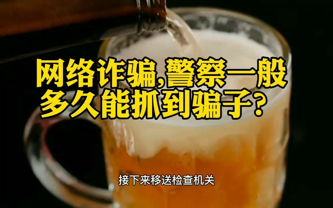 网络诈骗,警察一般多久能抓到骗子?