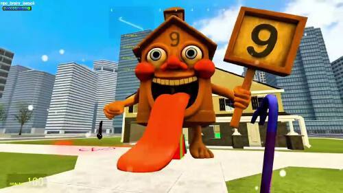 当学校在盖瑞模组中变成雪堡!一场创意与冰雪的奇妙碰撞