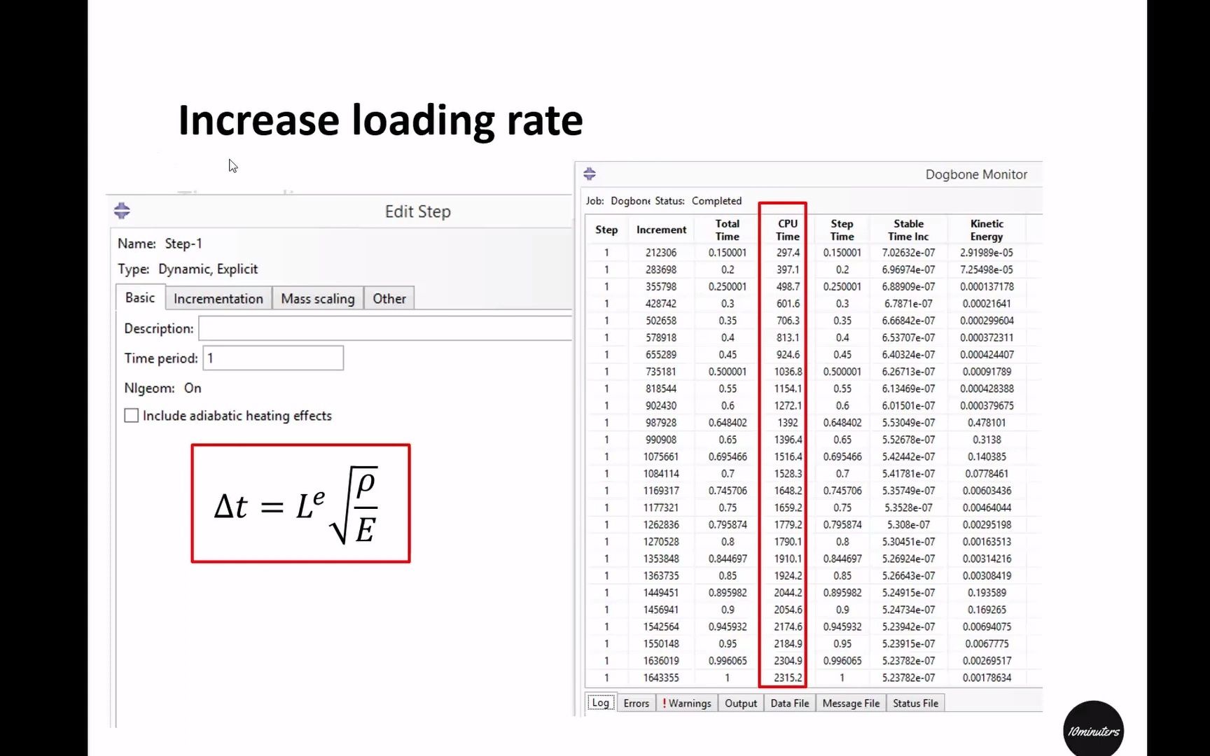 如何更快地运行 Abaqus Explicit 模拟 - 8 个技巧