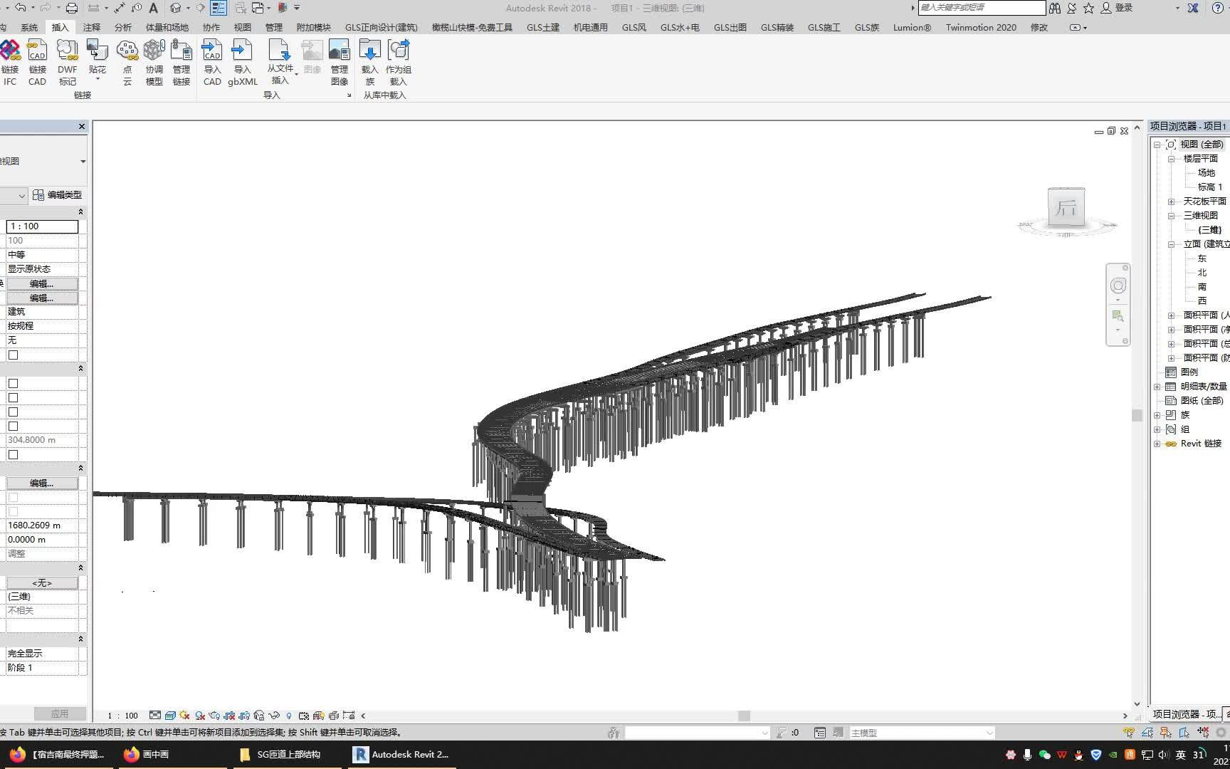 完全dynamo城市快速路高架桥建模成果展示