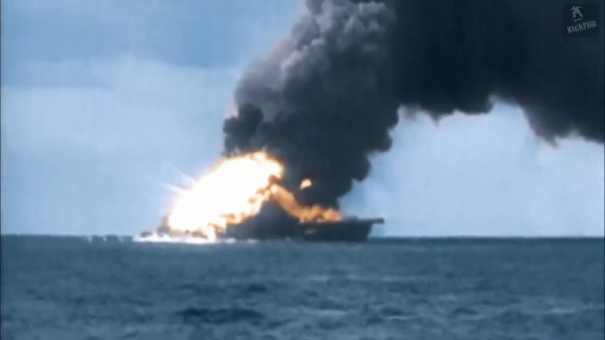 真正的海战景象,彩色纪录片带你回顾二战时惨烈的太平洋海战!