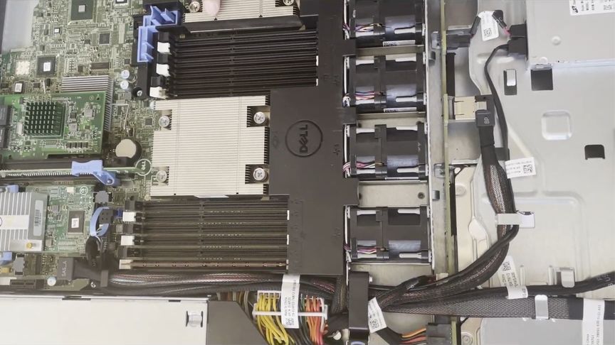 戴尔R420服务器内部结构拆解