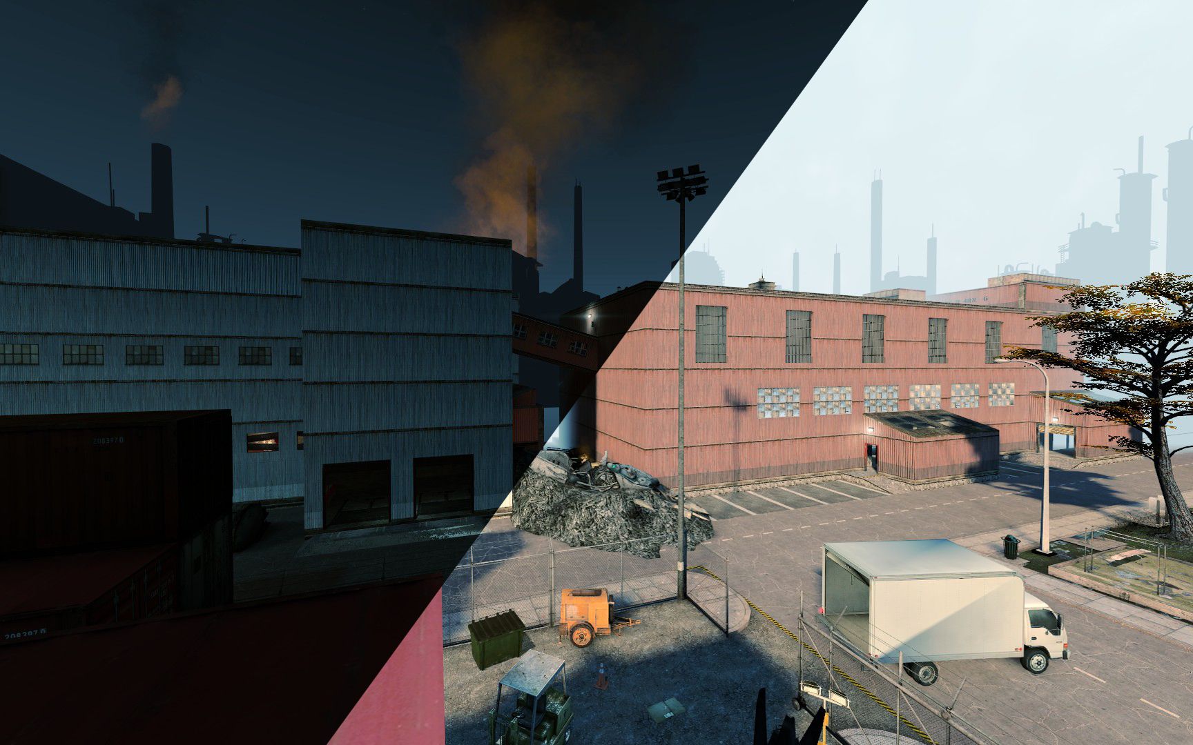 【GMOD】地图推荐:废弃厂区_GMOD_演示
