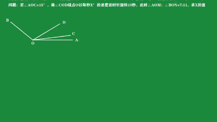 七年级数学上册动角问题