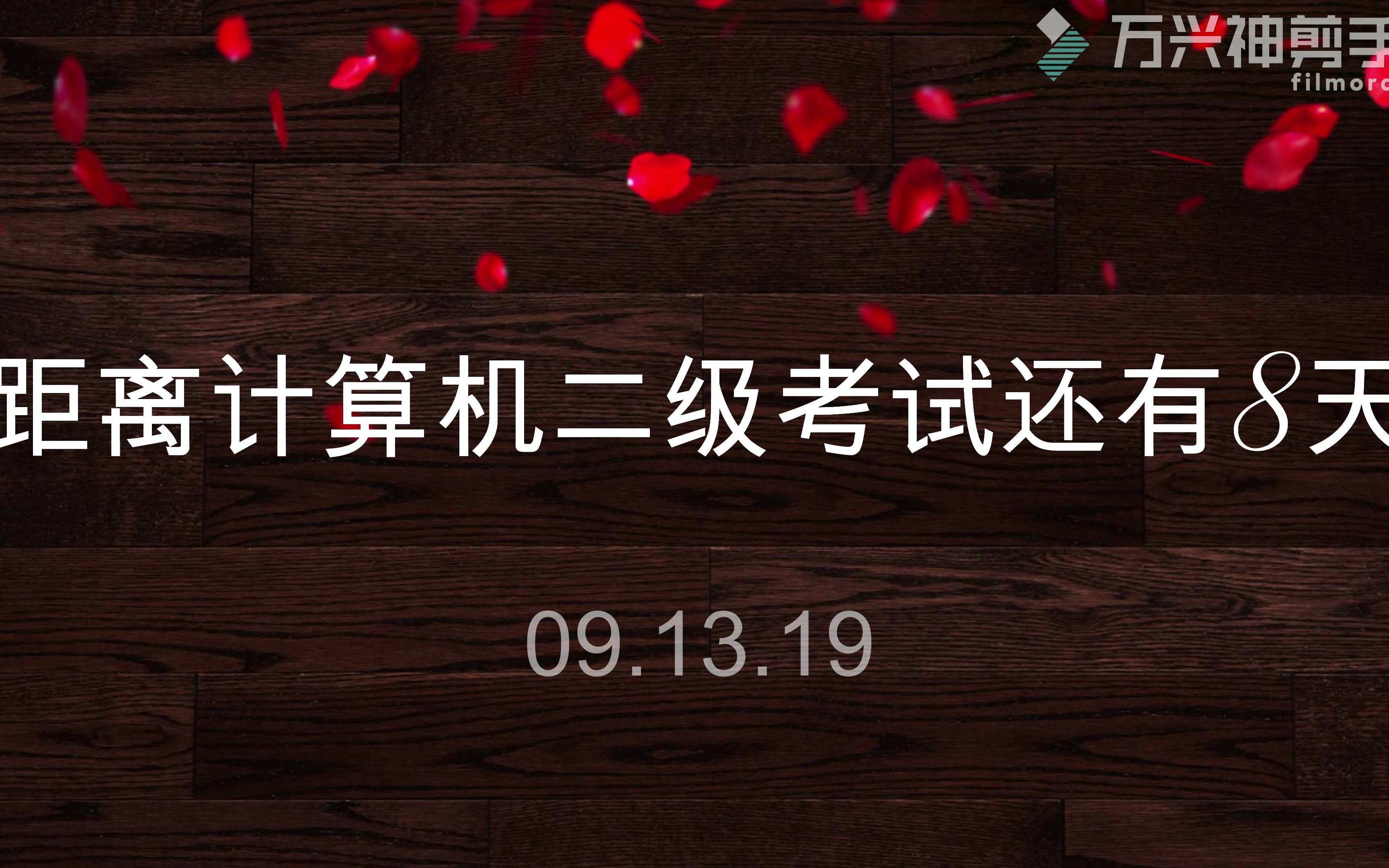 Vlog.06 计算机二级考试倒计时8天