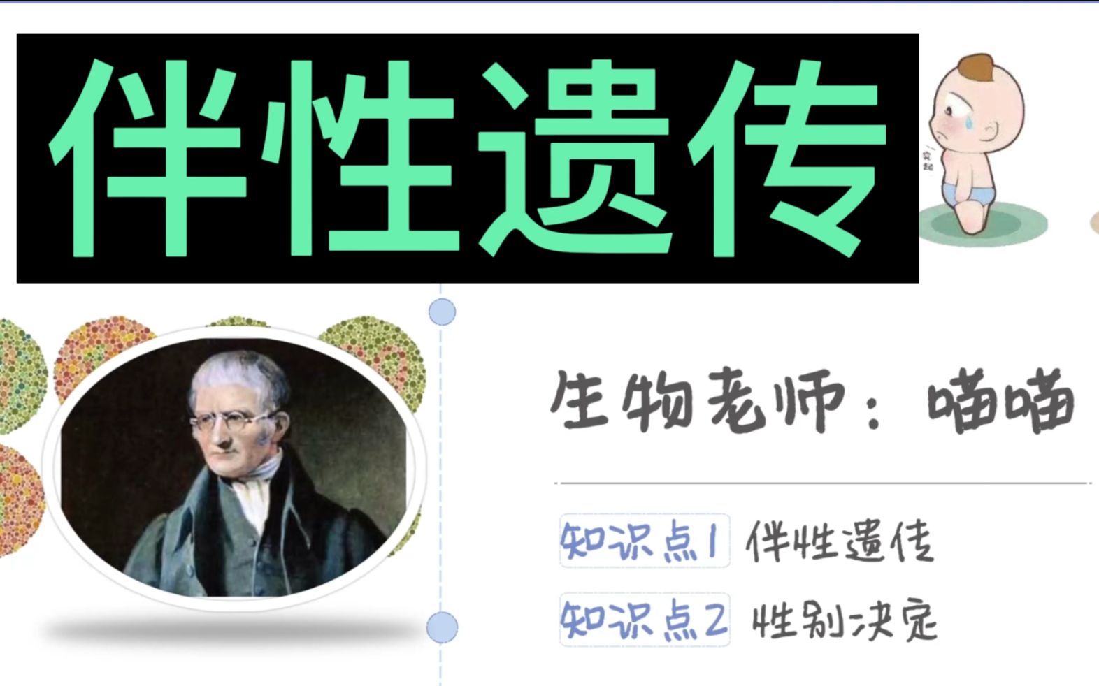【高中生物必修二】伴性遗传(知识)|0基础救星~